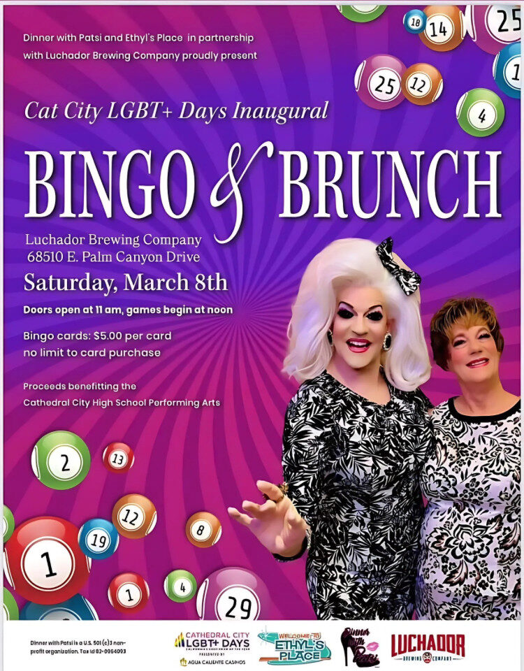 Cat City LGBT+ Days Inaugural BINGO & BRUNCH - Cathedral City LGBT+ Days